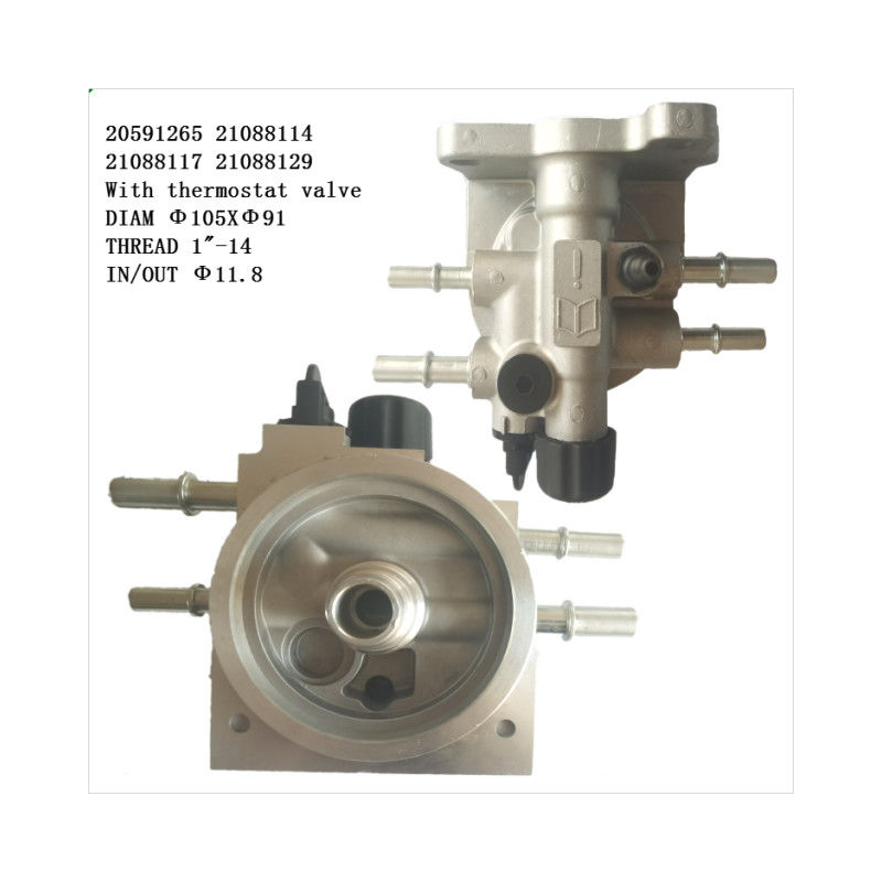 رأس فلتر الوقود للشاحنات 20591265 21088114 21088117 لـ B6R/DE/FE/FL